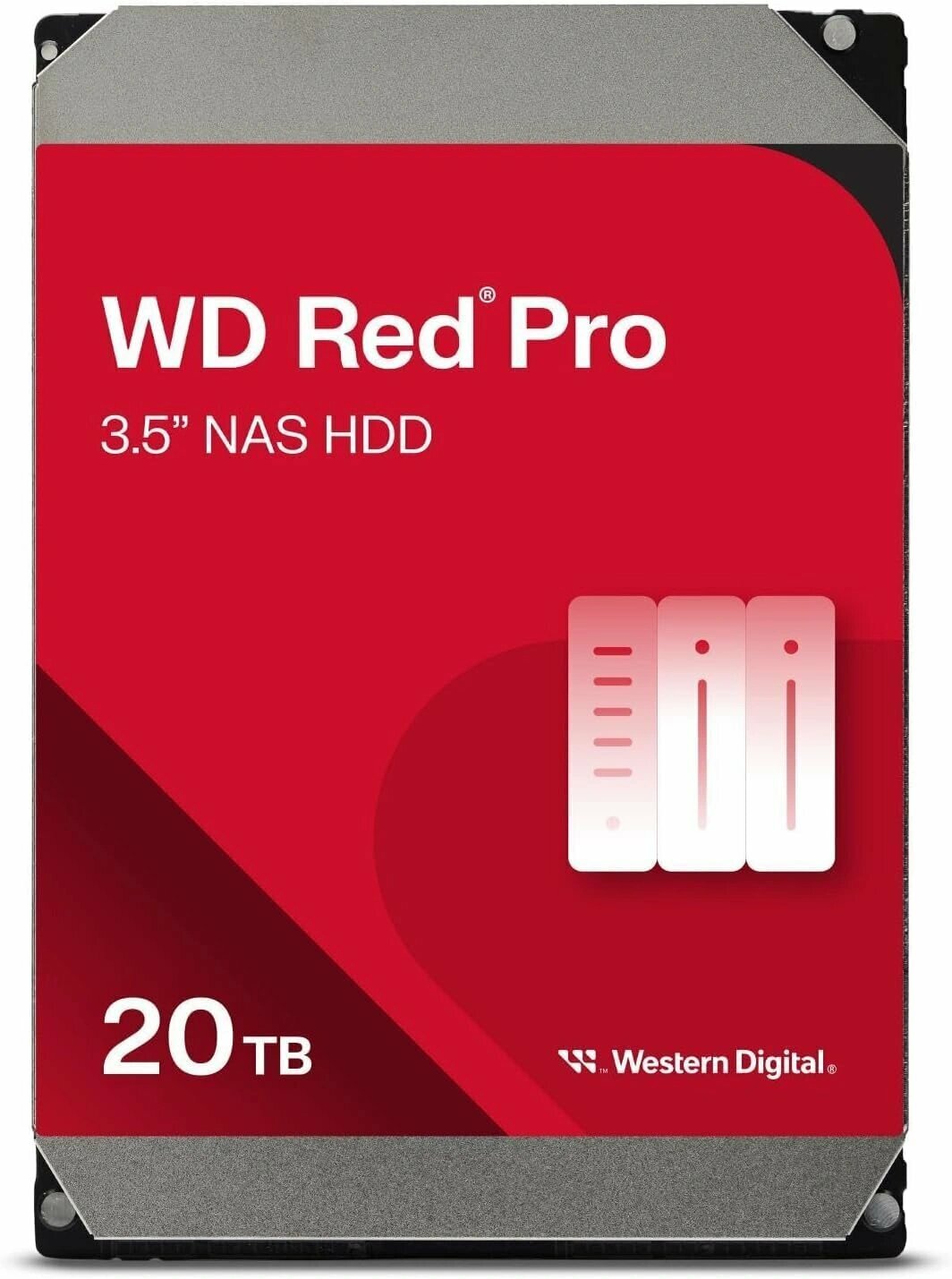 Жесткий диск WD SATA-III 20TB WD202KFGX NAS Red Pro, 3.5"