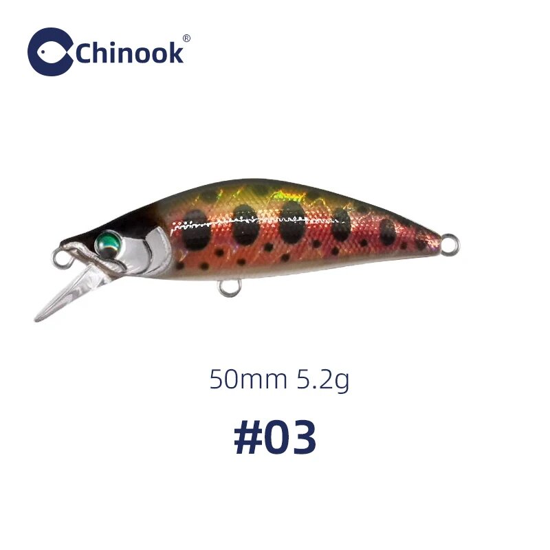 Chinook Sinking Minnowbait 50мм, Цвет: 3