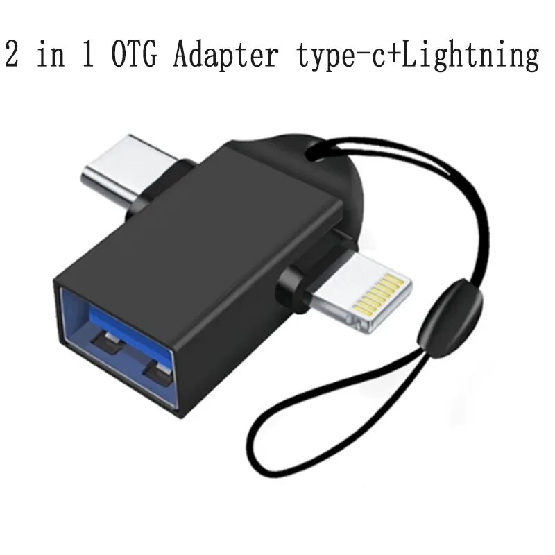 Lightning 3-в-1 адаптер для iPhone на SD и TF-карту USB-камера для iPad iPhone Card Reader USB-ключ для USB-вспышки Plug Play OTG 2-in-1