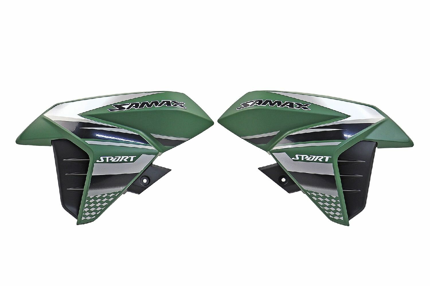 Облицовка бензобака AlphaSA Max (состоит из 6-х частей) зеленая матовая