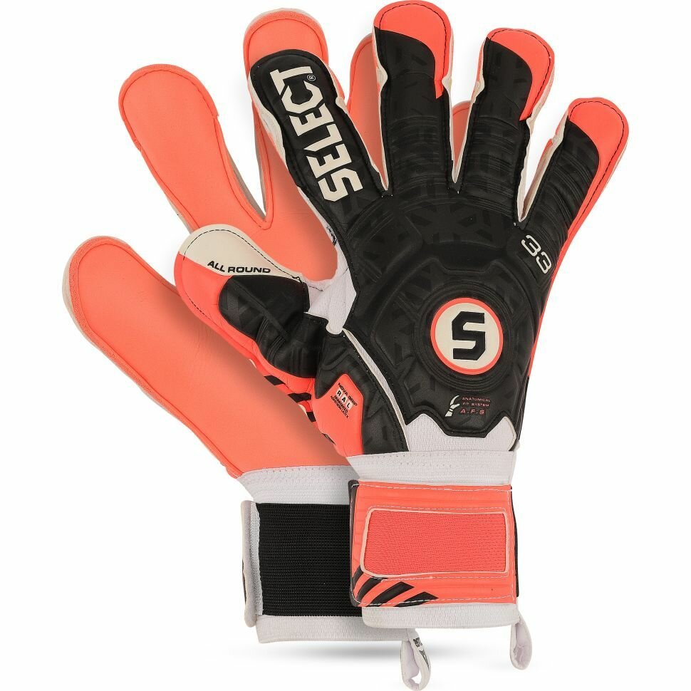 Перчатки вратарские SELECT 33 ALLROUND Negative Cut, размер 11
