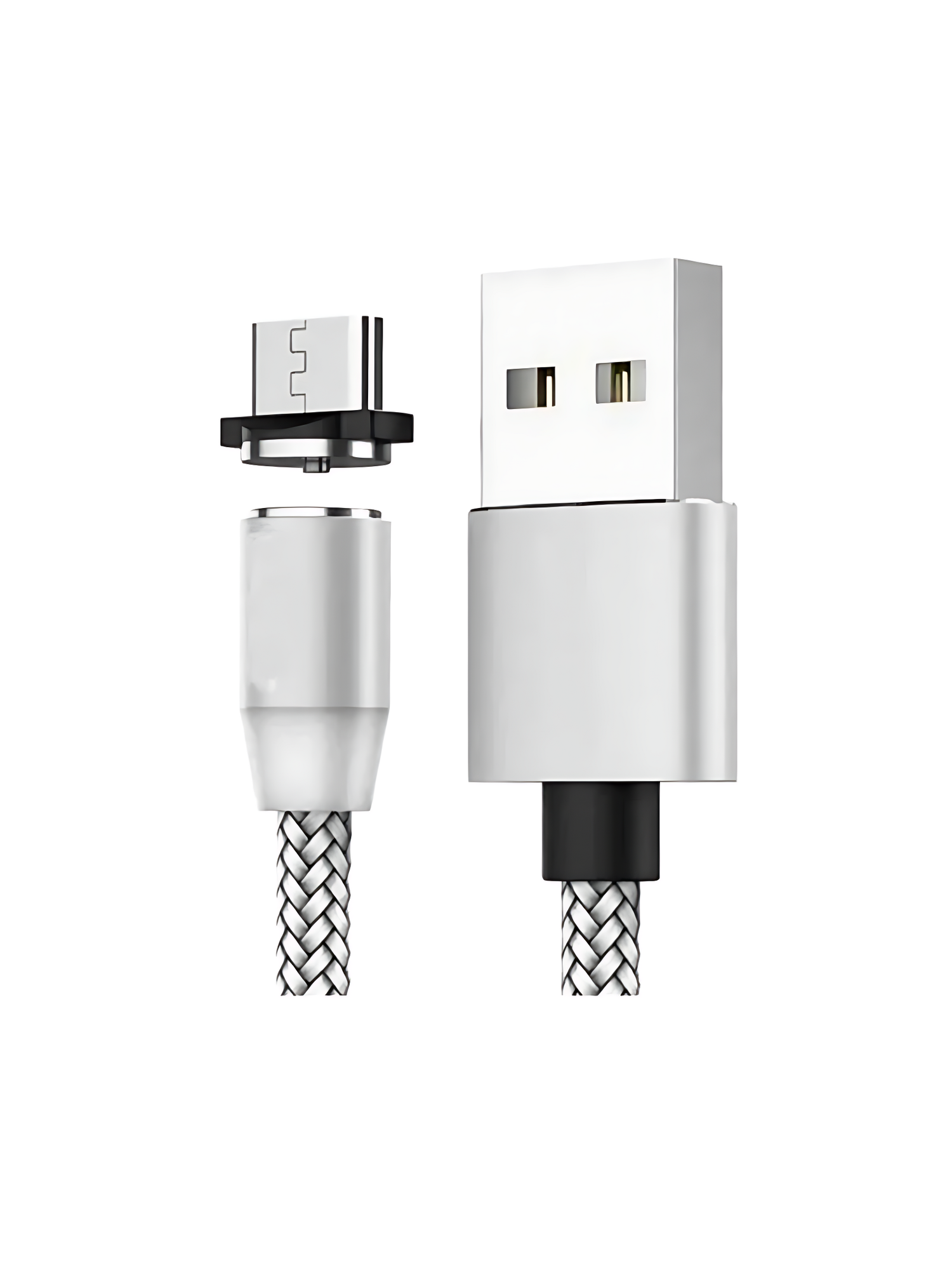 Кабель для мобильных устройств магнитный USB на Type-C, черный