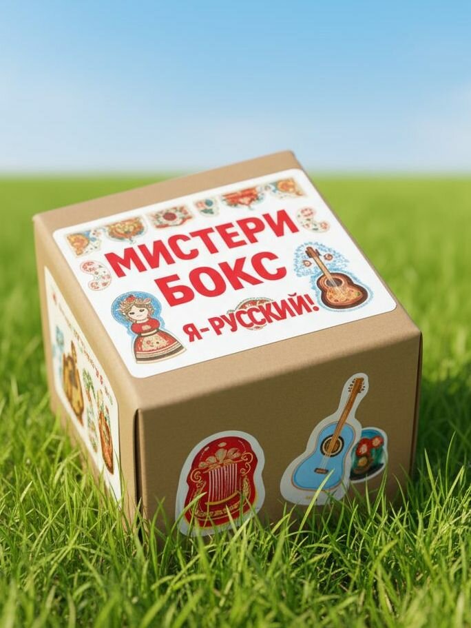 Русский мистери бокс, русские традиции, ручная сборка, сюрприз бокс, необычный подарок