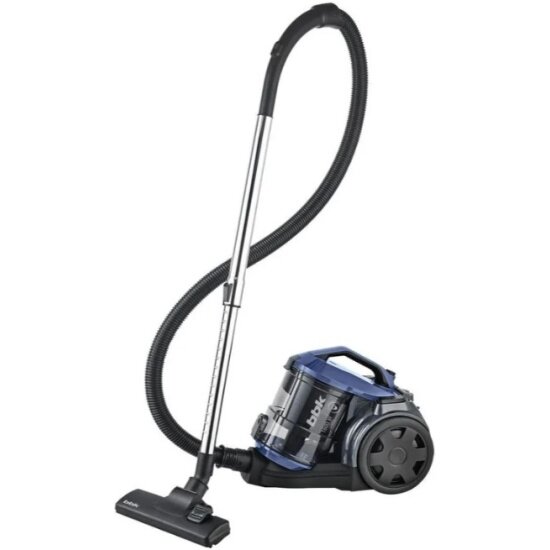 Пылесос Bbk BV1602 синий c контейнером