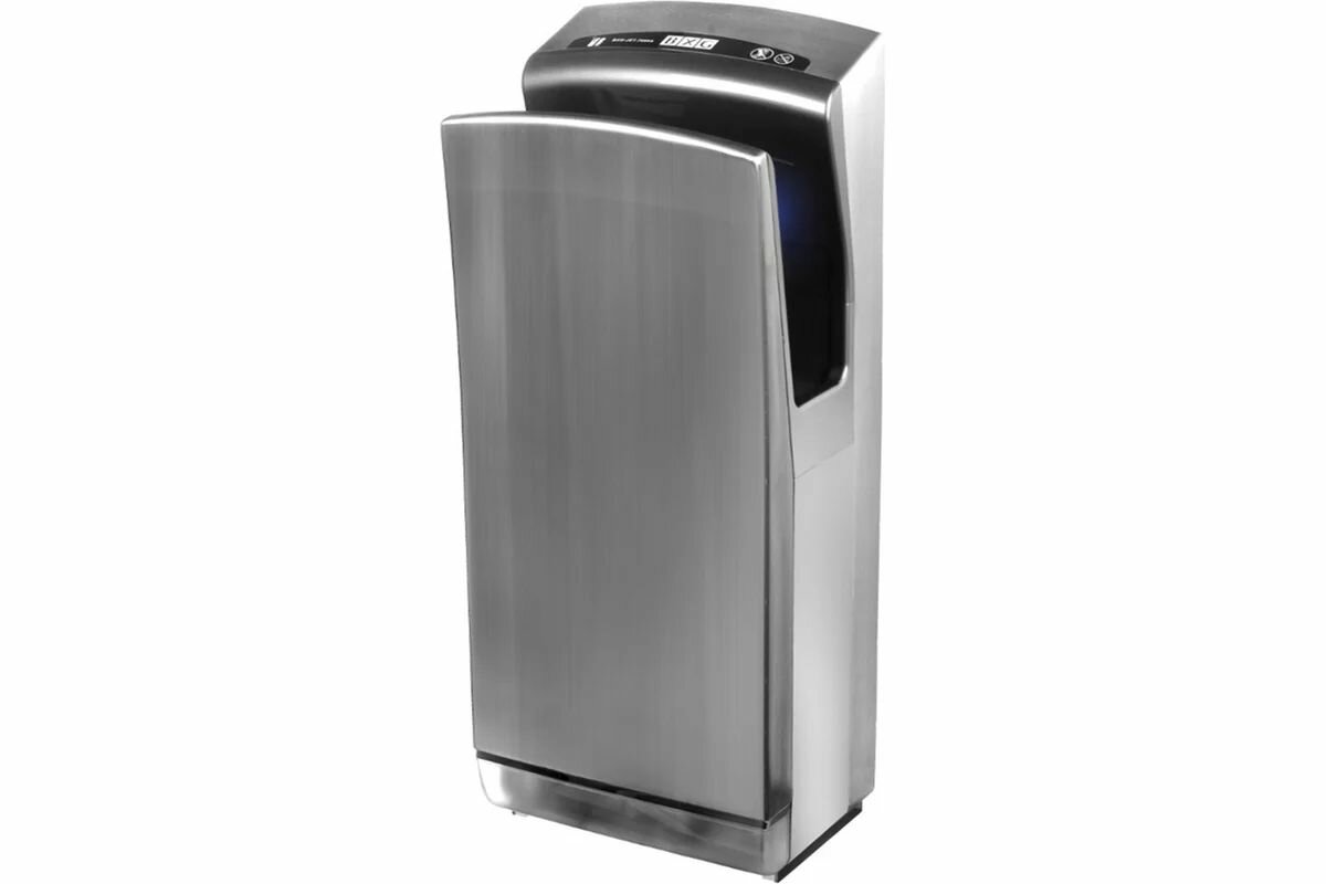 Электросушилка BXG JET 7000, нержавеющая сталь, скорость 100м/с, мощность 1650Вт, с УФ-обеззараживанием