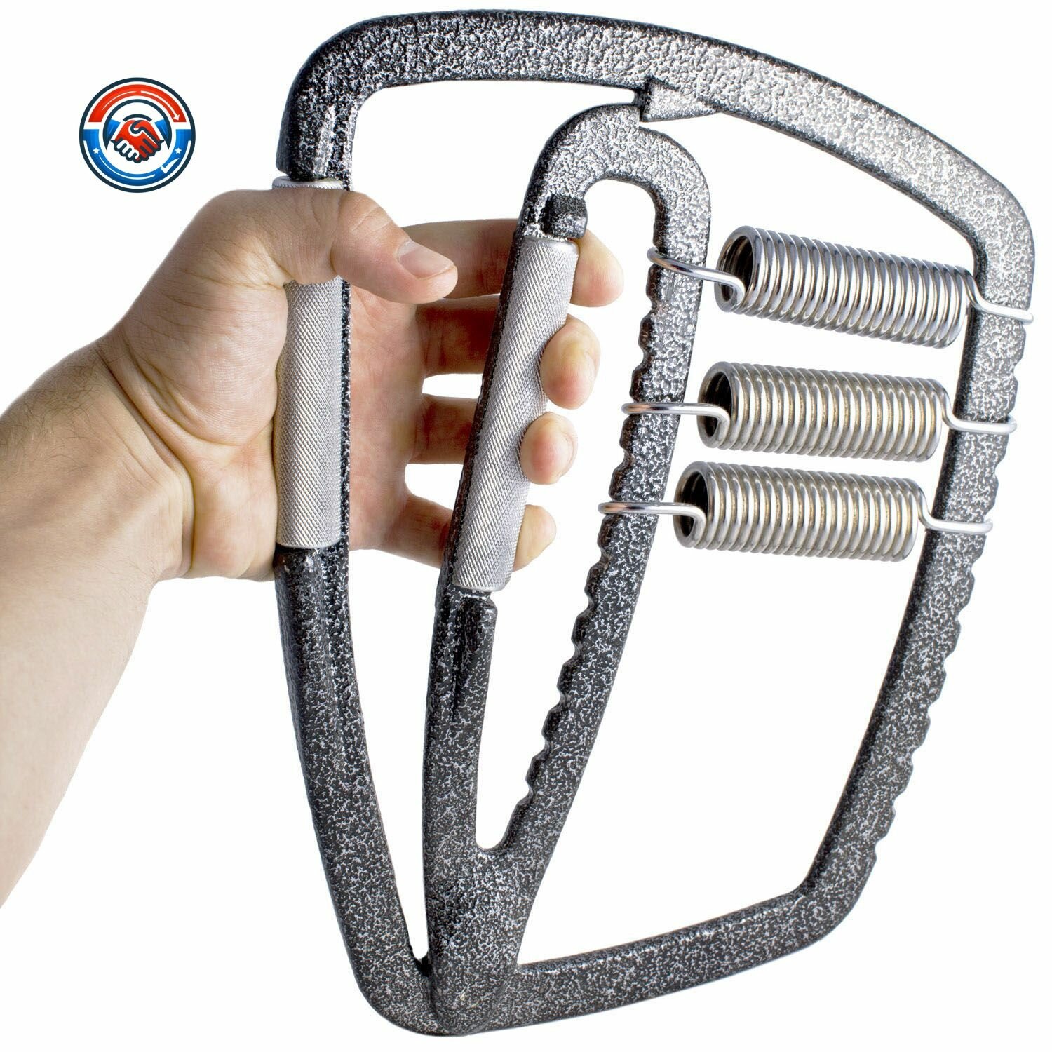 Регулируемый эспандер HVAT Vice Gripper для тренировки кистей и пальцев, 5 120 кг, параллельный ход, комплект из 3 пружин