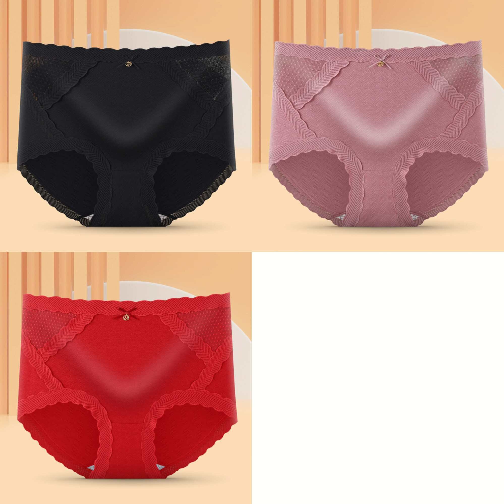 Женское нижнее белье больших размеров для полных женщин 100kg года, экстра-большие хлопковые, высокие, дышащие, сексуальные кружевные, антибактериальные, полностью хлопковые трусики для женщин