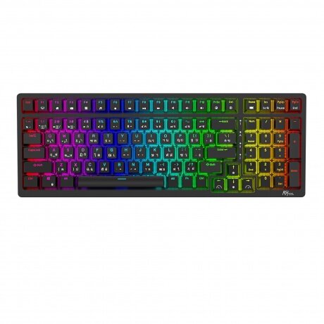 Клавиатура Royal Kludge RK98 Black (USB/2.4 GHz/Bluetoth, RGB, Hot Swap, Brown switch)