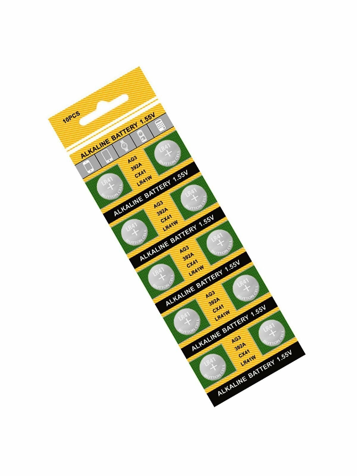 AG3/736 /LR41 Надежные кнопочные батарейки для часов в домашних условиях