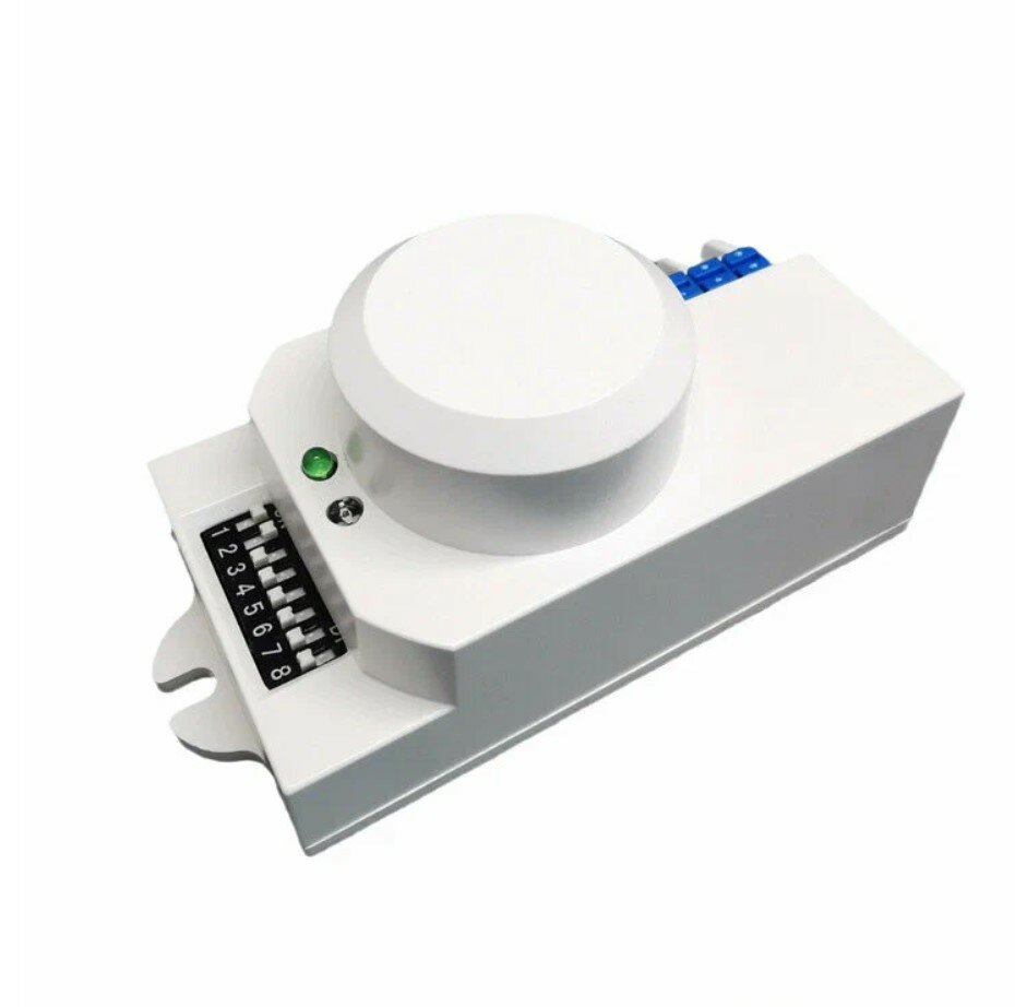 Микроволновый датчик движения MyPads настенный 110-240V, 360 градусов для дома и крытых террас