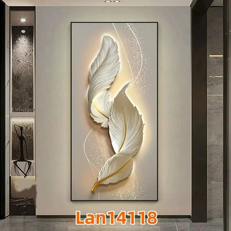 Алмазная мозаика 44х94(50х100 см) " Абстрактное искусство" / картина со стразами большого размера без рамки