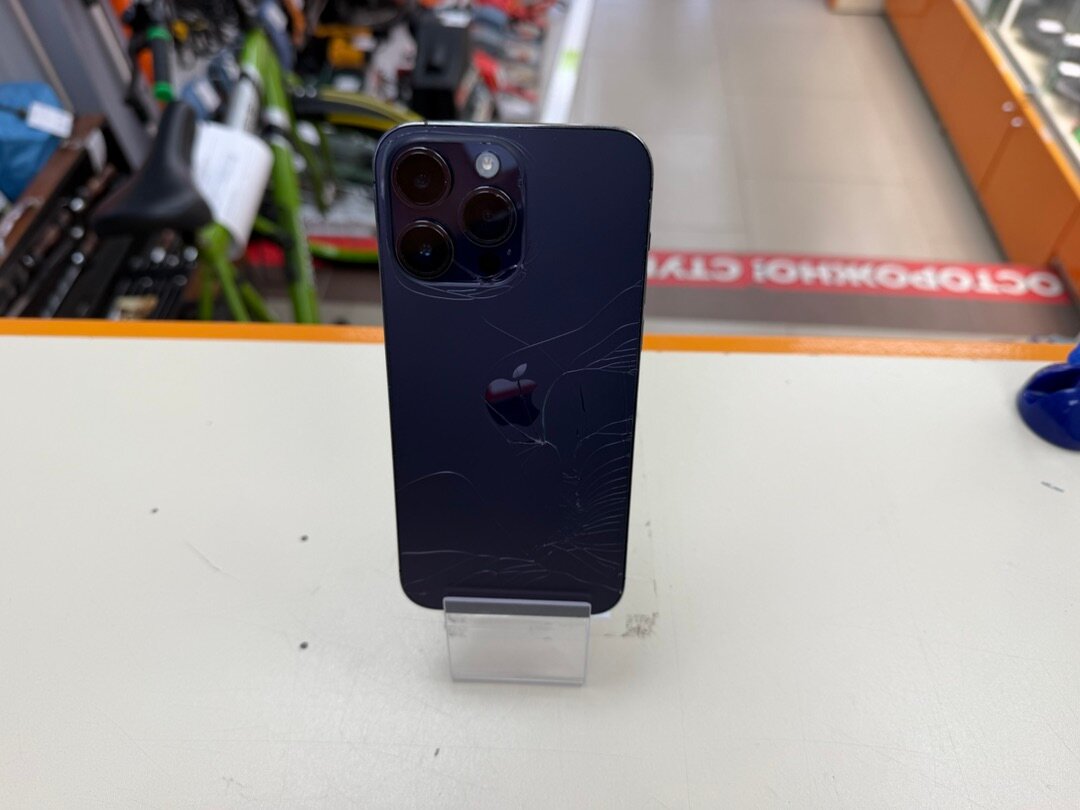 Дефект! Смартфон Оригинал Apple iPhone 14 Pro Max 256GB, Deep Purple, Б/У, Уценка
