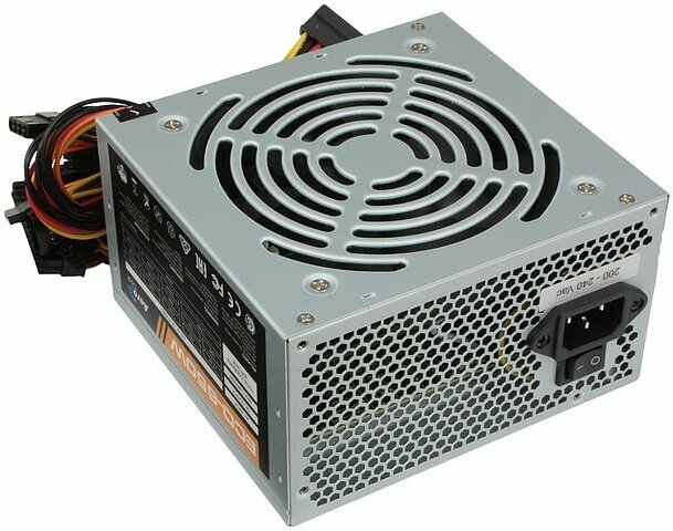 Блок питания Aerocool Блок питания 650Вт Aerocool ECO-650W ATX12V V2.3 (20/24+4/8+6/8pin, вентилятор d120мм) + кабель питания EURO (1.1м) (ret)