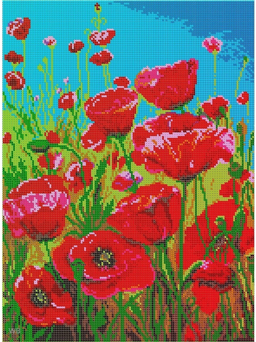 Наборы для вышивания Вышивка 0 красный