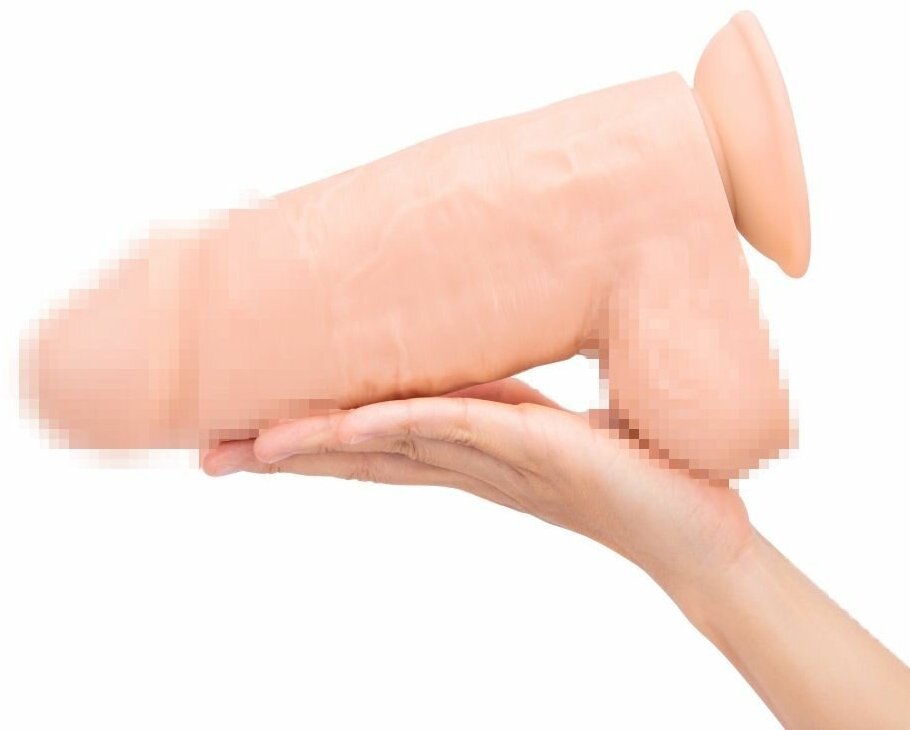 Реалистичный толстый фаллоимитатор Pink Vibe 17 см