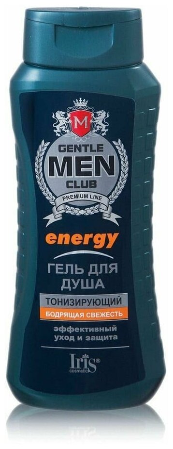 Iris Гель для душа Gentlemen club "ENERGY тонизирующий" 400мл