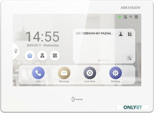 Видеодомофон Hikvision DS-KH9310-WTE1(B)