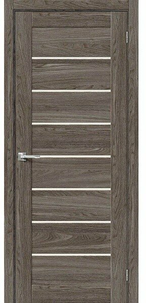 Межкомнатная дверь хард флекс bravo x Браво-22 остекленная Ash Wood BRAVO