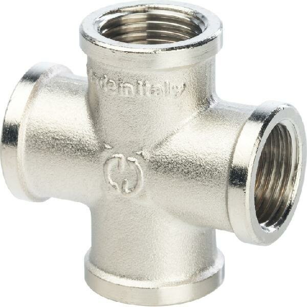 Крестовина STOUT ВВ никелированная 1/2 SFT-0031-000012