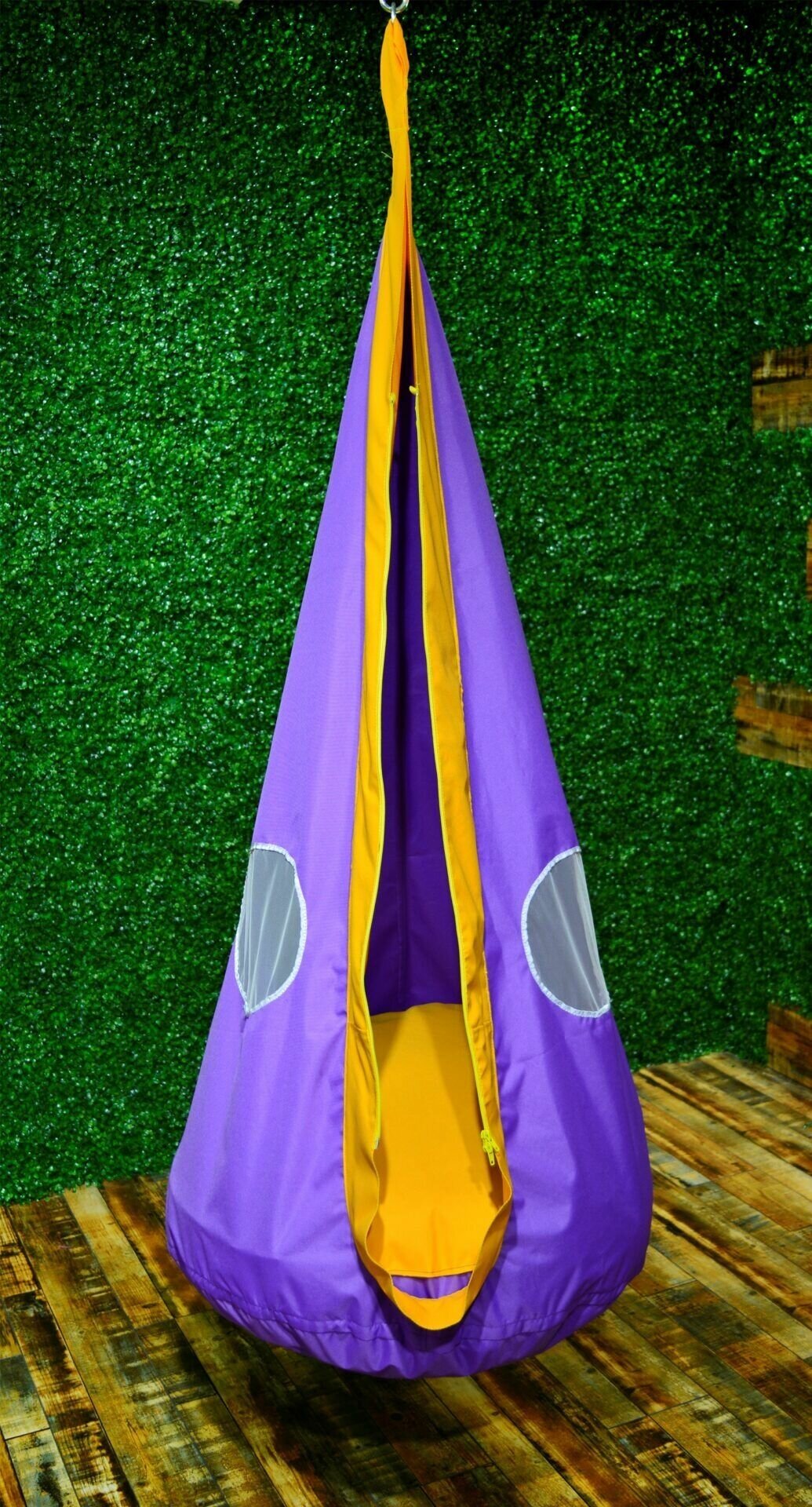 Детские качели Кокон MAMSI-PAPSI, бескаркасная конструкция, нагрузка до 75 кг