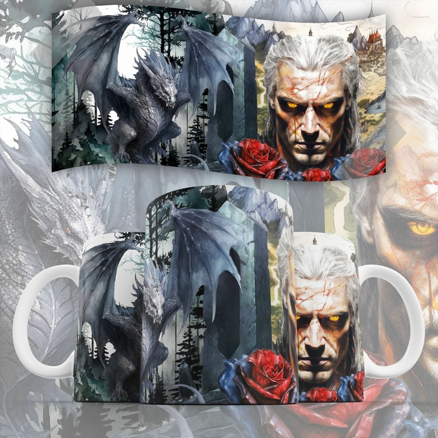 Кружка "The Witcher / Ведьмак" Forte Print 330мл