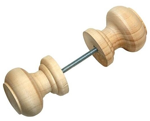 Ручка дверная Суши Веник круглая (комплект 2 шт.), на резьбовой шпильке