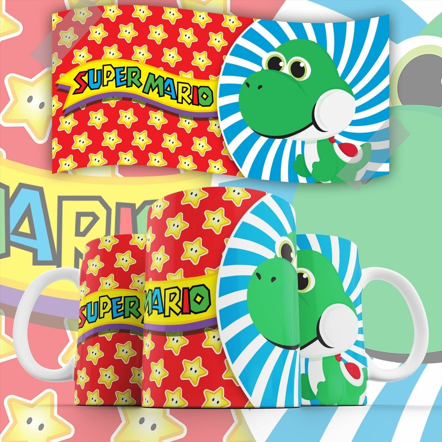 Кружка "Марио / Mario / Super Mario Bros" Forte Print 330мл