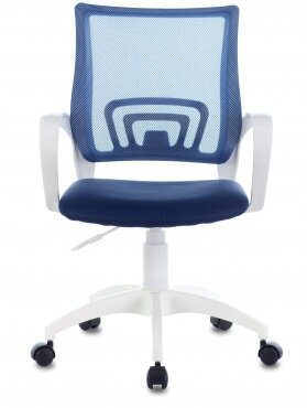 Кресло компьютерное Бюрократ CH-W695NLT/DB/TW-10N, dark blue/white