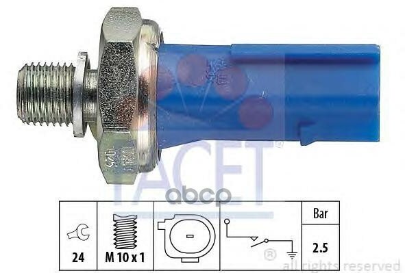 Датчик давления масла Facet арт. 70192