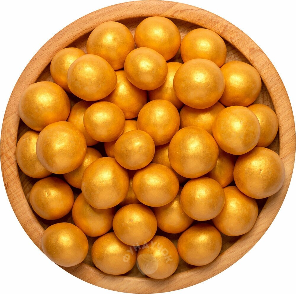 Фундук (драже праздничное) золото фундучок 1 кг.