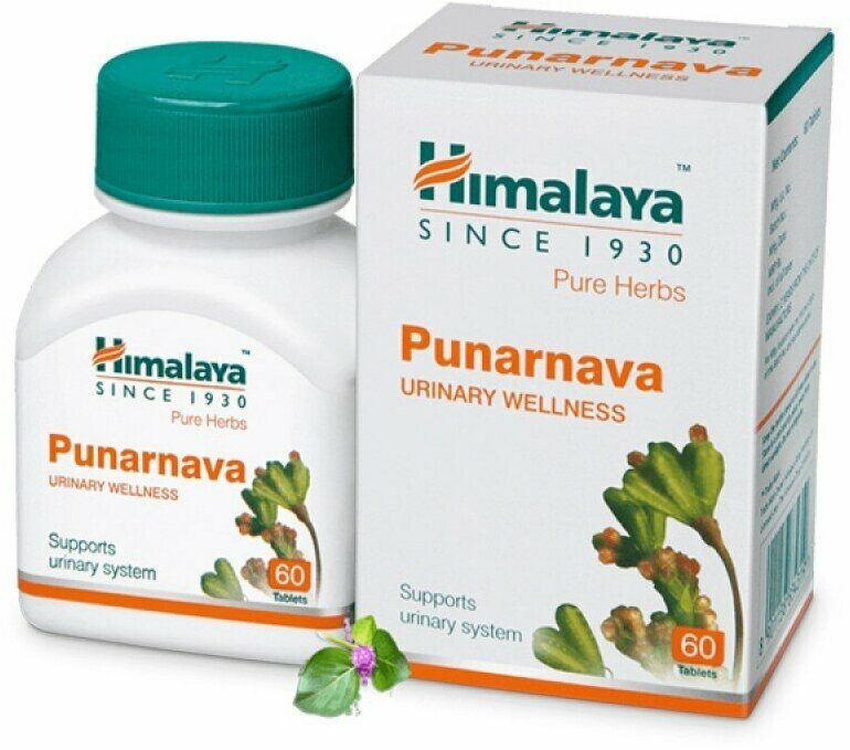 Пунарнава Гималаи (Punarnava Himalaya), 60 таблеток