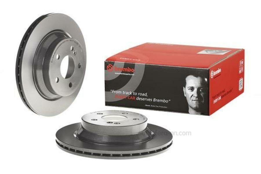 BREMBO 09A35811 Диск торм. зад. MERCEDES-BENZ CLS, E-CLASS, GLK-CLASS 02=>