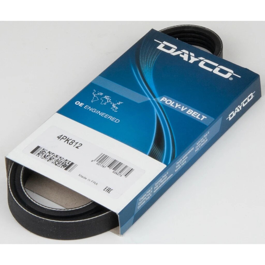 Ремень поликлиновой 4PK813_Dayco Hyundai Хендай Accent Акцент I II 94- Kia Киа Cerato Церато 4PK813