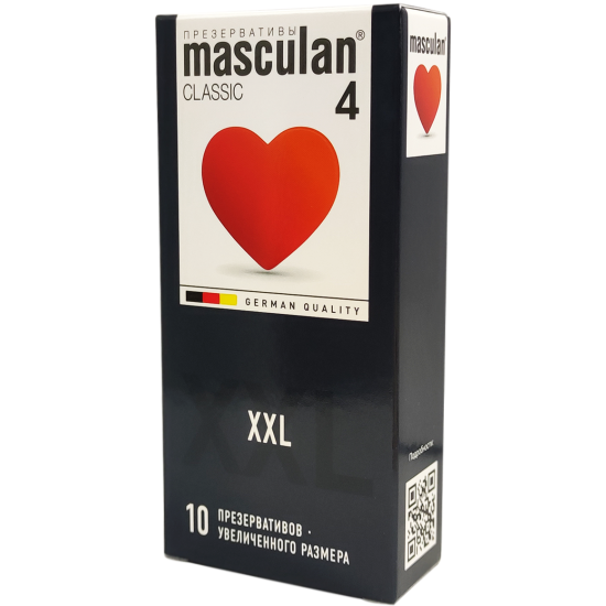 Презервативы Masculan classic 4 XXL увеличенного размера 10 шт.