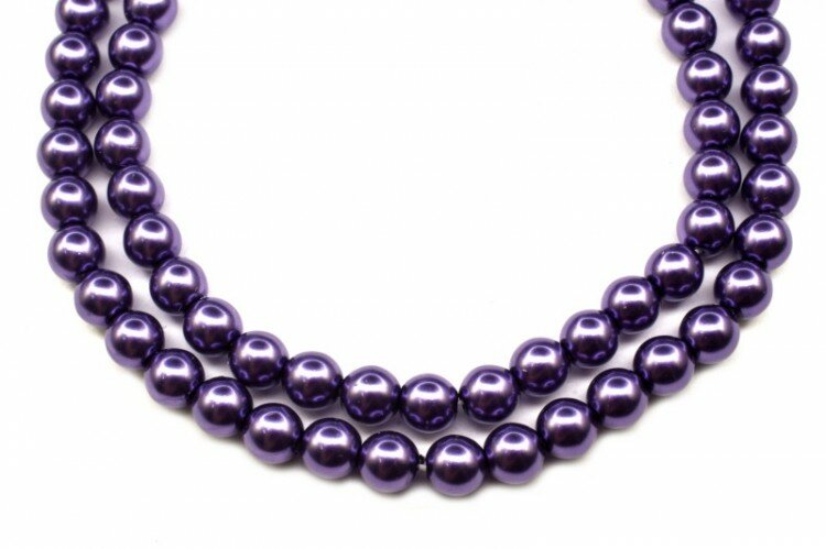 Жемчуг Preciosa, цвет 70024 сиреневый, 5мм, 10шт