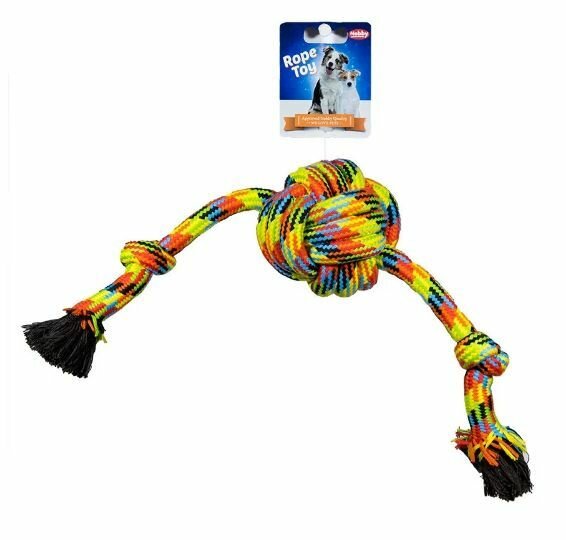 NOBBY Игрушка для собак мяч с канатиками 45 см