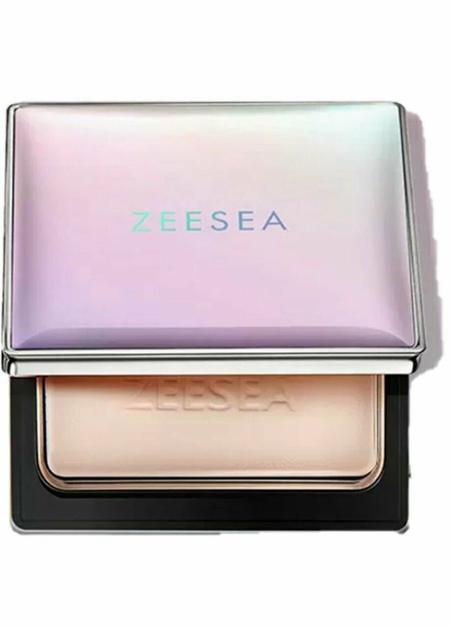 Пудра компактная, Zeesea, Refreshing silky powder, тон BC02, телесный, 8 г