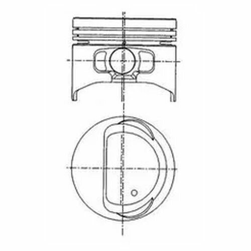 72,40 mm. Порш.+палец, без колeц Yenmak 1102266040