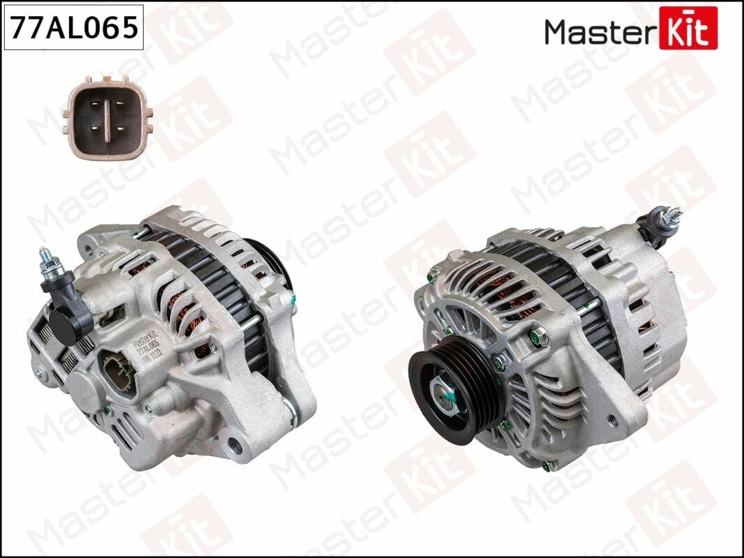 Генератор для автомобиля Suzuki Grand Vitara 2 2005-2015, Swift 3 2006- 2014V/80A MasterKit 77AL065