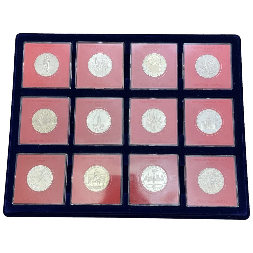 СССР, набор "Медно-никелевые юбилейные и памятные монеты СССР 1965-1991" (Proof)