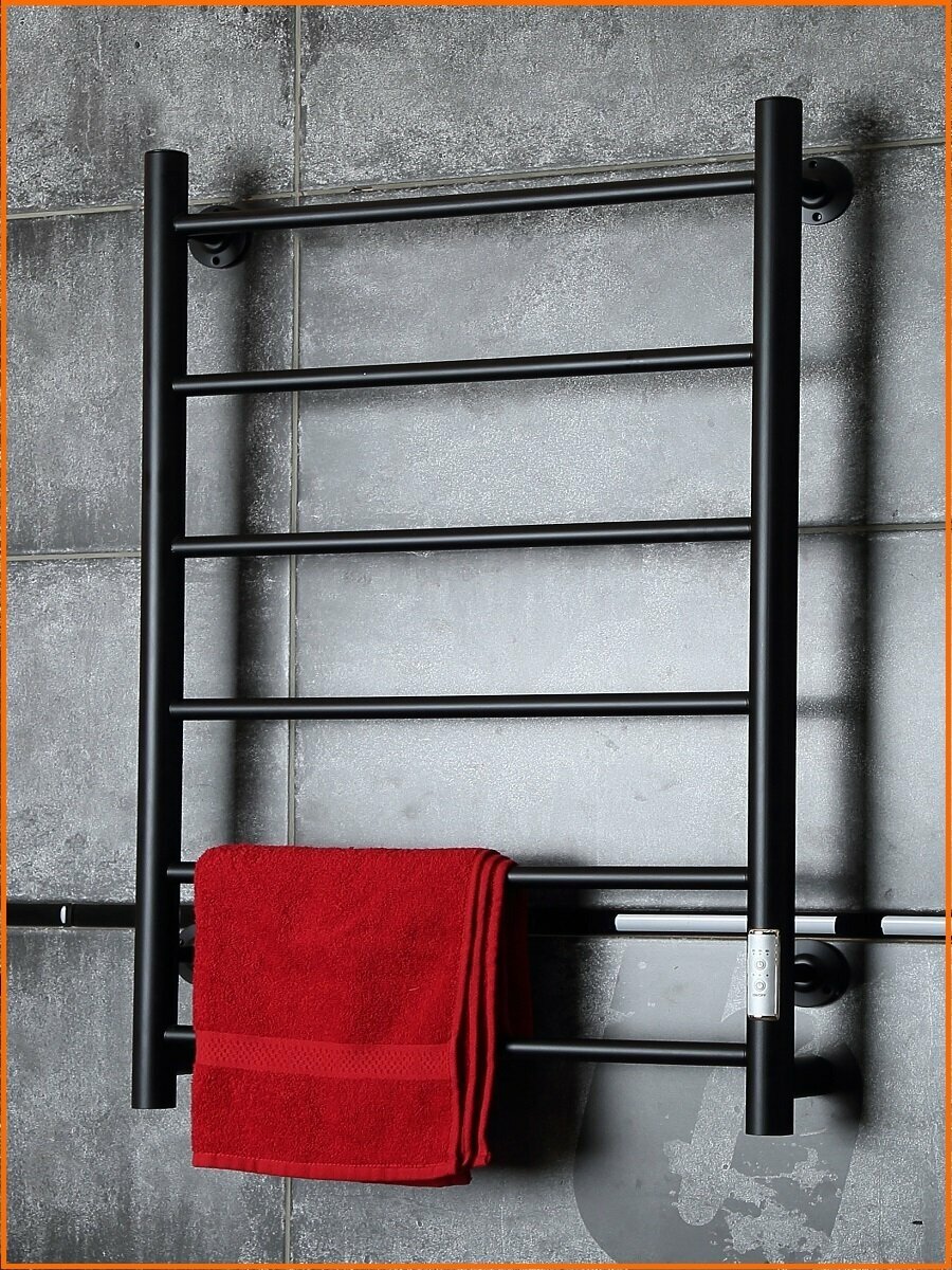 Полотенцесушитель Электрический Тругор 800мм 500мм форма Лесенка