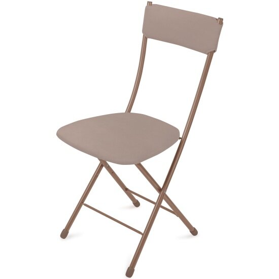 Стул Nika складной "Ника 1М" с мягкой спинкой коричневый ССН1М/9