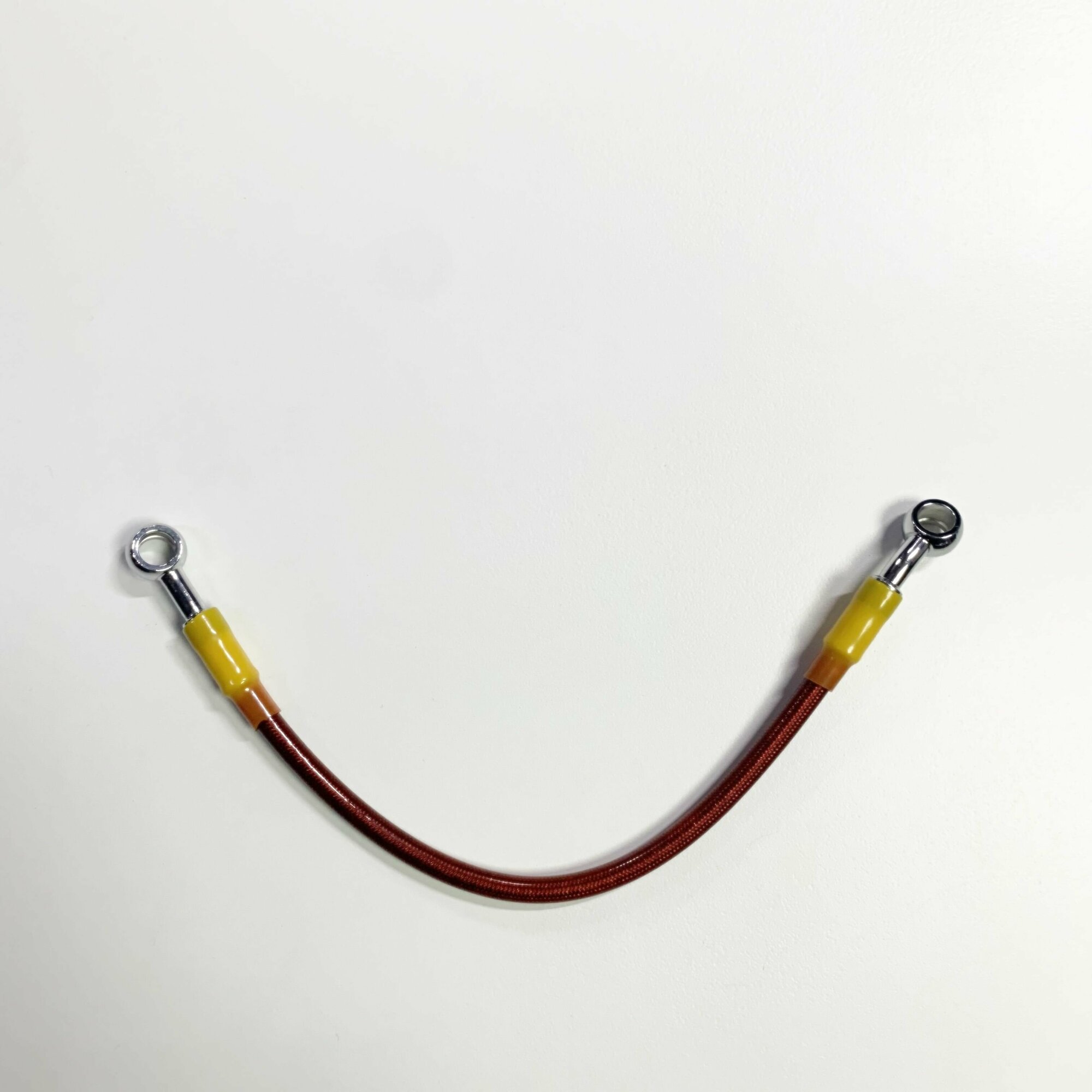 Шланг тормозной гидравлический 300 мм (армированный) d10мм красный