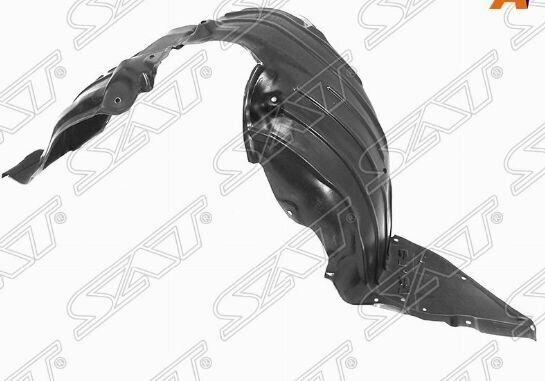 Подкрылок SAT ST-MZ27-016L-2, для Mazda 6/Atenza, передняя левая, чёрный
