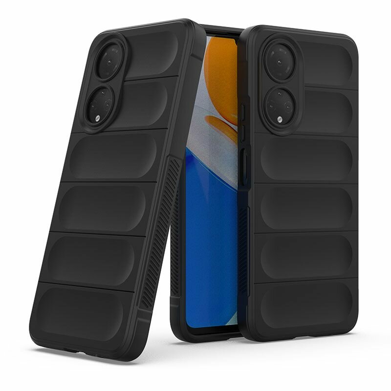 Противоударный чехол Flexible Case для Honor X7 черный