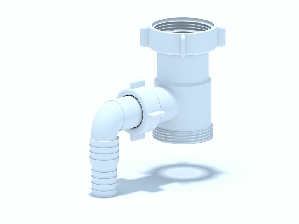 Отвод стиральной машины Ани Пласт M110 1 1/2"*1 1/2"