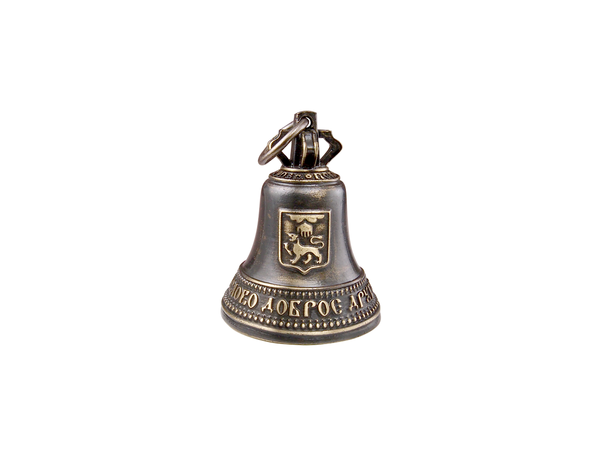Колокольчик № 2. «Герб Пскова». Тонированный