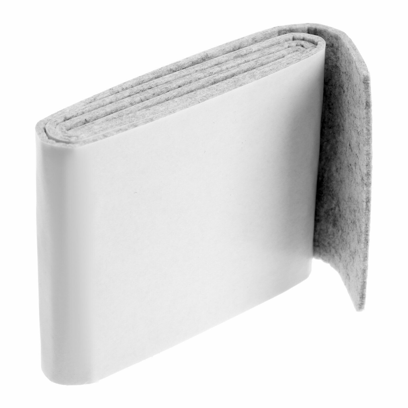 Самоклеющиеся подпятники для мебели тундра 100×10×0.3 см, фетр, серые