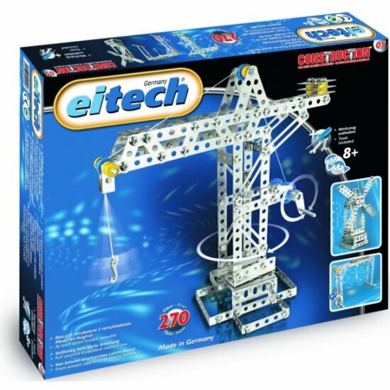 Конструктор металлический Eitech 00005 Кран механический 270 деталей