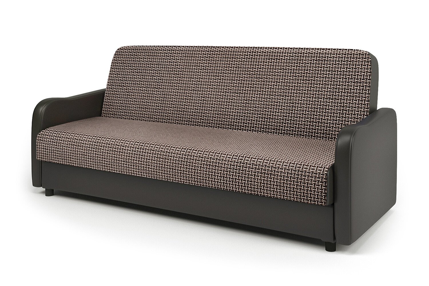 Диван-кровать Hoff Лига М, прямой, 208х88х93 см, книжка, цвет коричневый, шоколадный